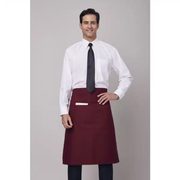 Double Pocket Bistro Apron Restaurant Uniform - Ambassador Uniform