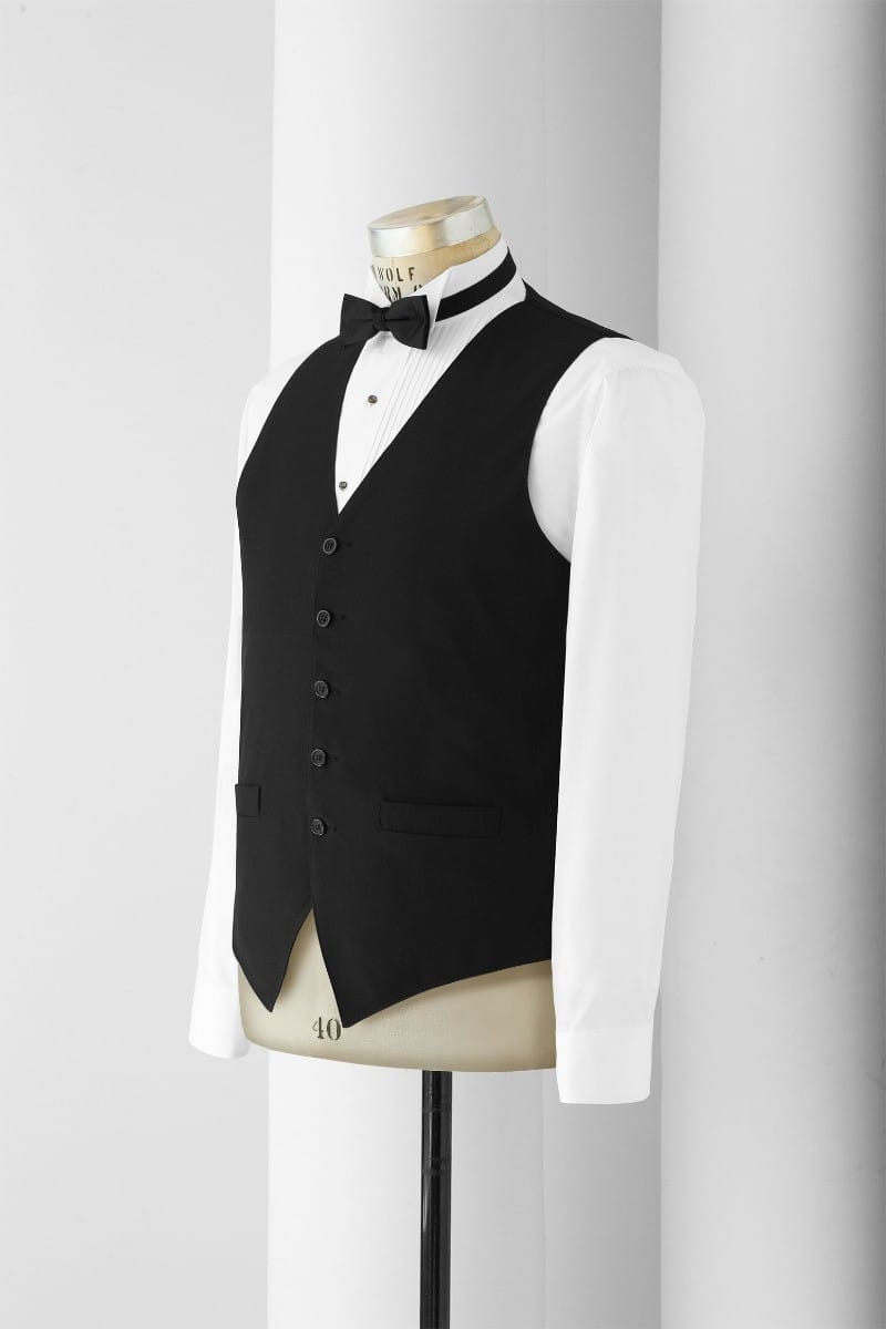 Premium Men's Service Vests Restaurant Uniform - Ambassador Uniform