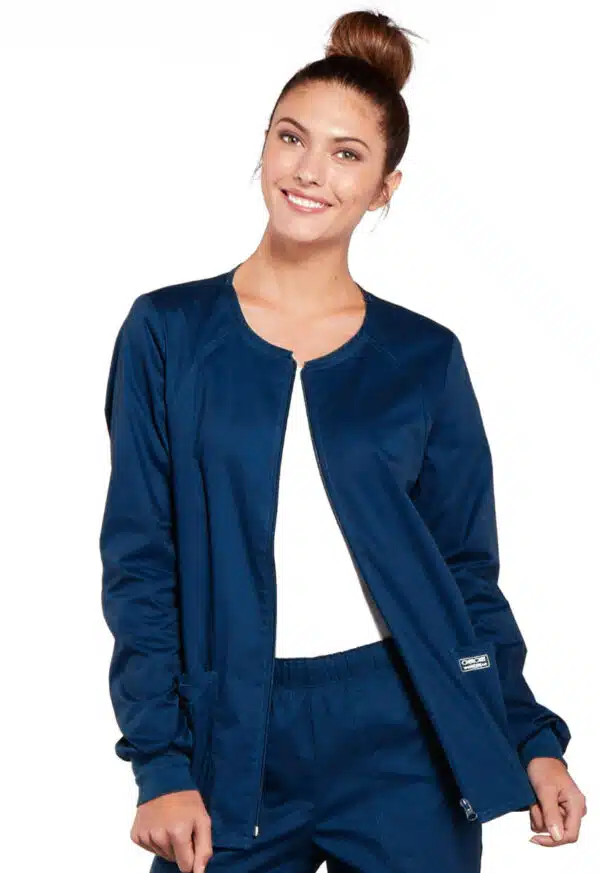 Cherokee Core Stretch Zip Front Jacket