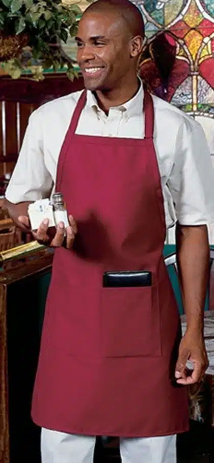 Unisex Full-Length Butcher Bib Apron - Ambassador Uniform