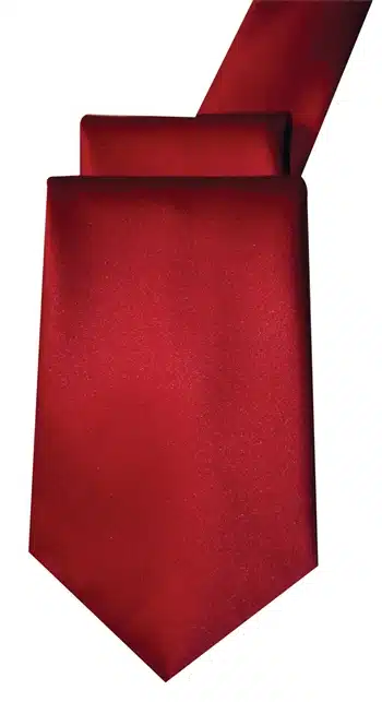Polyester Self Ties - Red - Ambassador Uniform